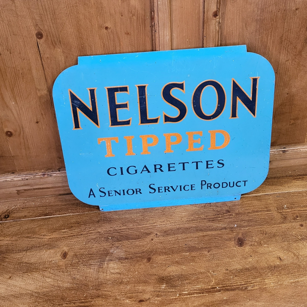 A Nelson / Senior service sign double sided plastic 17 x 14 inch ...