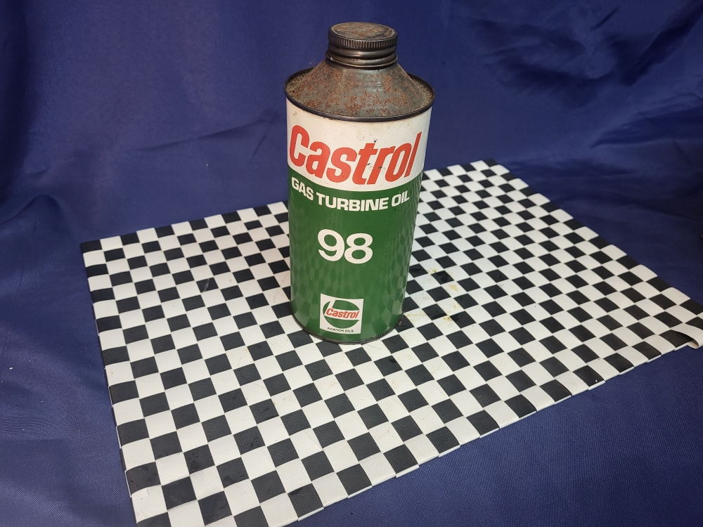 CASTROL Gas Turbine oil 1/4 can | Automobilia-UK - vintage petrol pumps ...