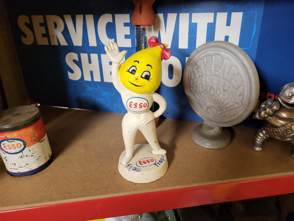 ESSO drip girl cast 10 inch app. moneybox RARE | Automobilia-UK ...