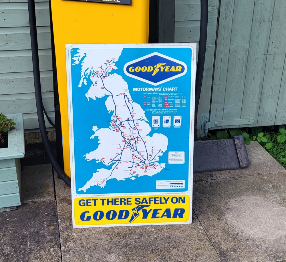 GOOD YEAR metal sign 1970's superb item very rare | Automobilia-UK ...