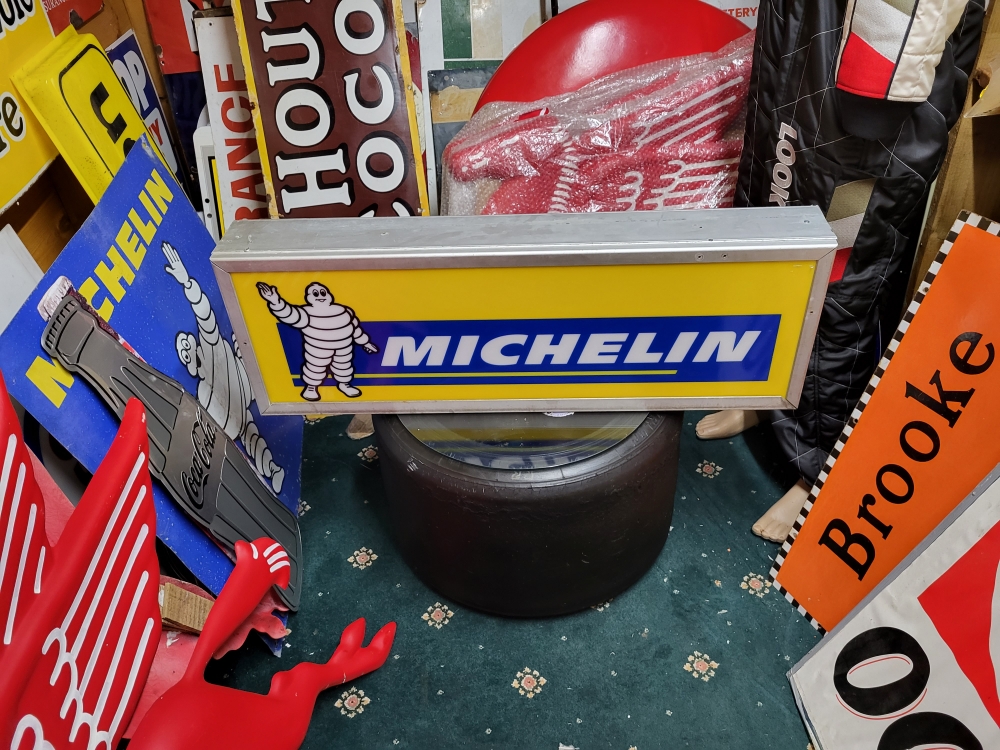 Michelin ORIGINAL lightbox 36 x 12 inches app. | Automobilia-UK ...